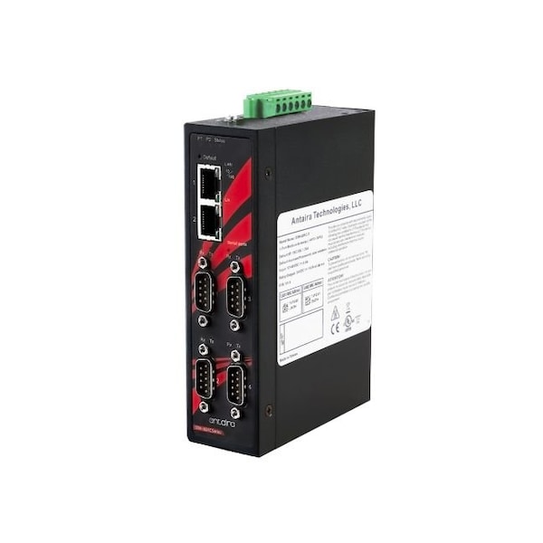 Antaira Industrial Modbus Tcp Two Ethernet Port To Four Serial 232422485 Rtuascii Gateway